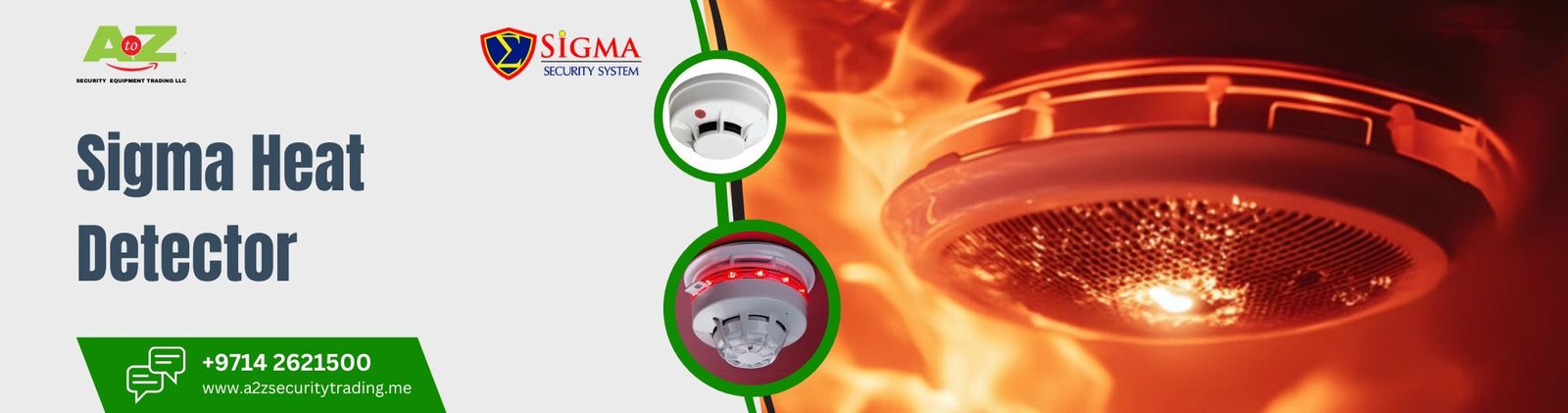 SIGMA HEAT DETECTOR | Secure Home With Fire: A2z Security